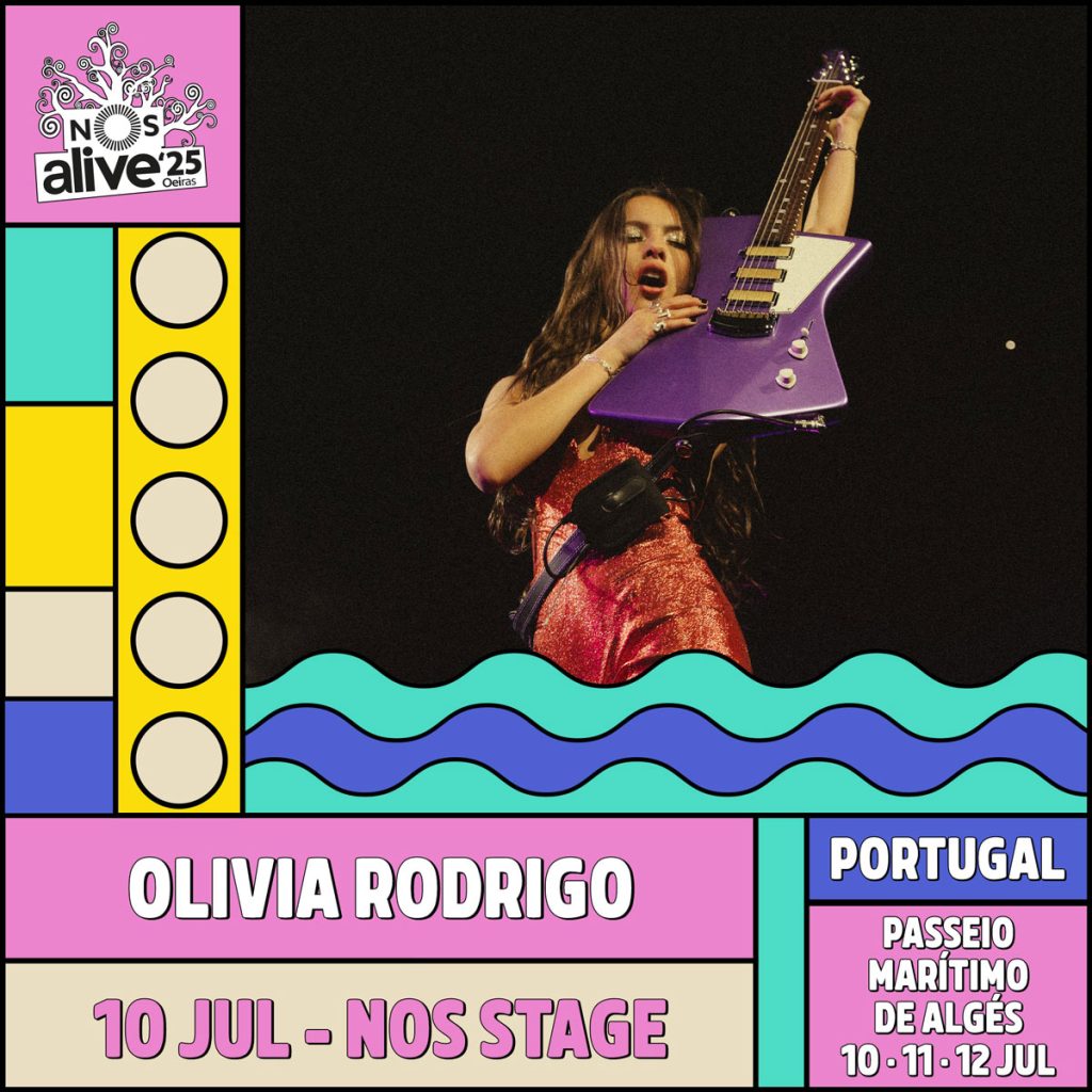 Nos Alive 25: retorno de Olivia Rodrigo a Portugal – Jornal desacordo